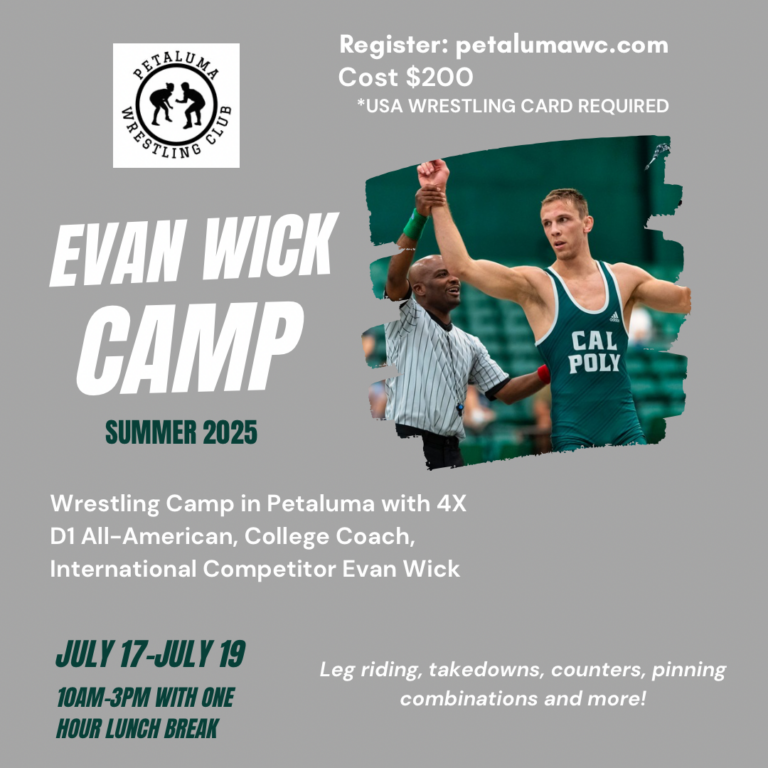 Evan Wick Camp - Petaluma Wrestling Club